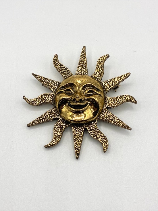 Robert Zentall | Jewelry | Vintage Robert Zentall Smiling Sun Celestial ...